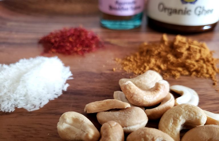 Saffron Spiced Laddu - Svastha Ayurveda