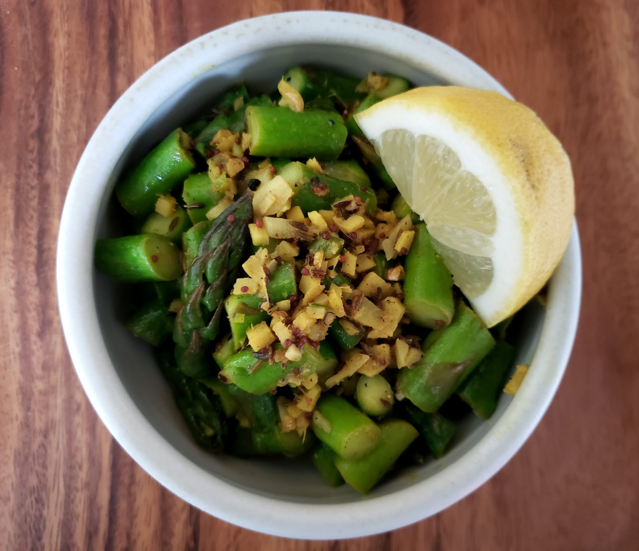 Spicy Springtime Lemon Asparagus Subji - Svastha Ayurveda