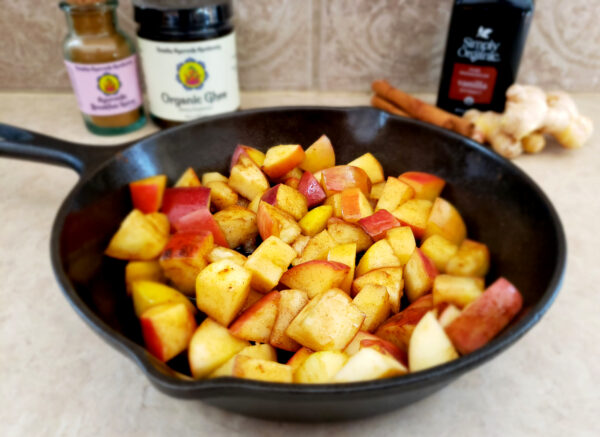 Spiced Apple and Ghee Recipe - Svastha Ayurveda